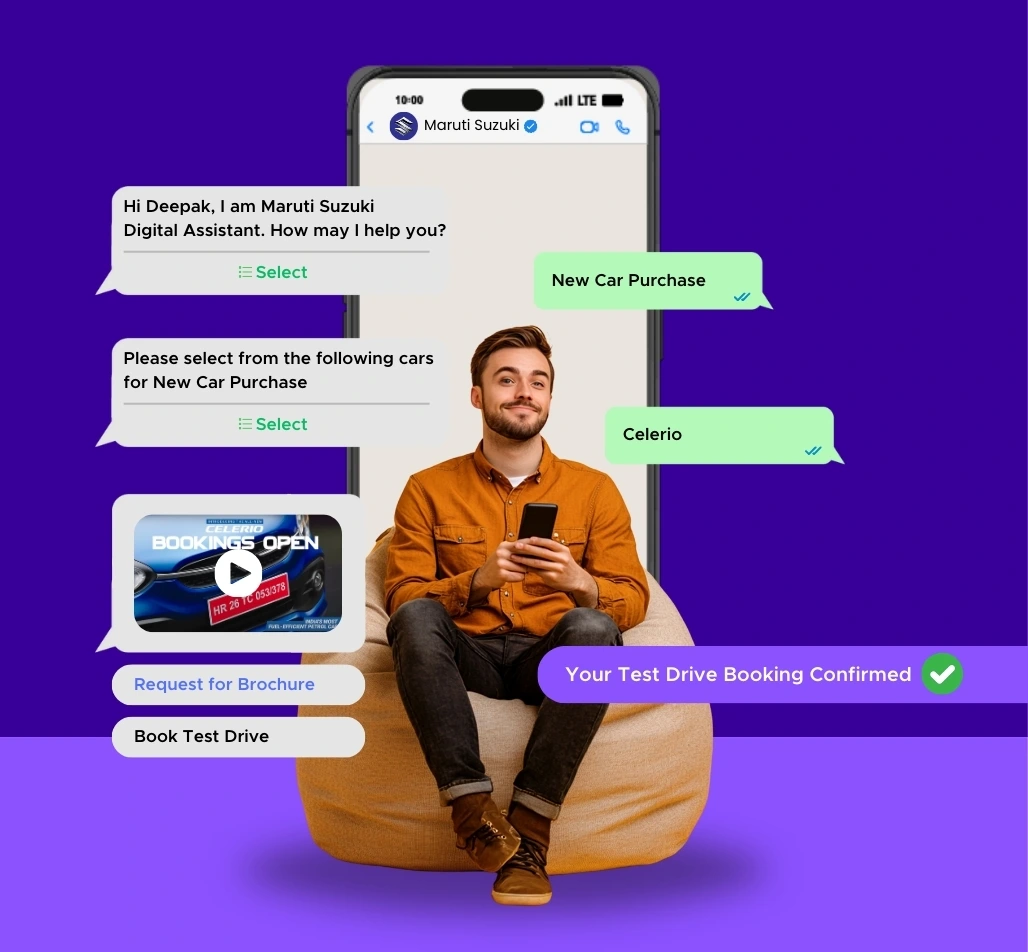 Maruti Suzuki - WhatsApp Chatbot | DaveAI
